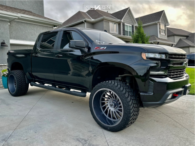2019 Chevrolet Silverado 1500 Wheel Offset Aggressive > 1" Outside ...
