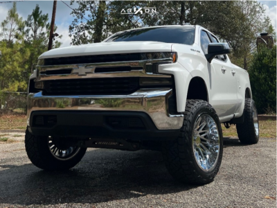 2020 Chevrolet Silverado 1500 Wheel Offset Aggressive > 1" Outside ...