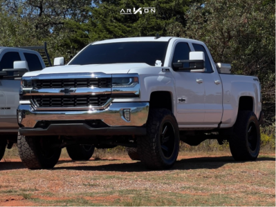 2018 Chevrolet Silverado 1500 Wheel Offset Aggressive > 1" Outside ...
