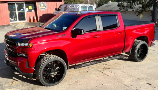2022 Chevrolet Silverado 1500 Wheel Offset Aggressive > 1" Outside ...