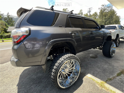 2022 Toyota 4Runner Wheel Offset Hella Stance >5" Suspension Lift 10 ...