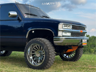 1989 Chevrolet K2500 Wheel Offset Super Aggressive 3"-5" Body Lift 3 ...