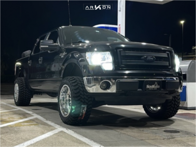 2013 Ford F-150 Wheel Offset Super Aggressive 3"-5" Suspension Lift 3 ...