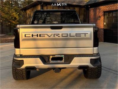 2021 Chevrolet Silverado 1500 Wheel Offset Aggressive > 1" Outside ...