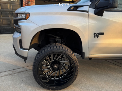 2021 Chevrolet Silverado 1500 Wheel Offset Aggressive > 1" Outside ...