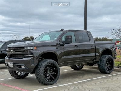 2021 Chevrolet Silverado 1500 Wheel Offset Aggressive > 1" Outside ...