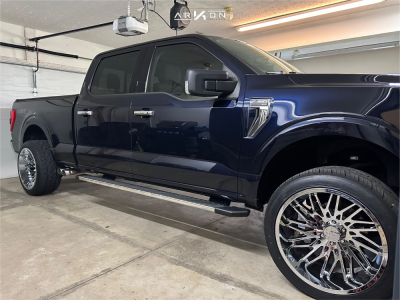 2022 Ford F-150 Wheel Offset Super Aggressive 3"-5" Leveling Kit ...