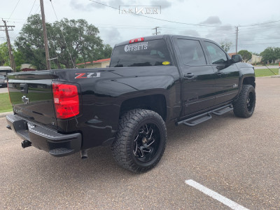 2018 Chevrolet Silverado 1500 Wheel Offset Aggressive > 1" Outside ...