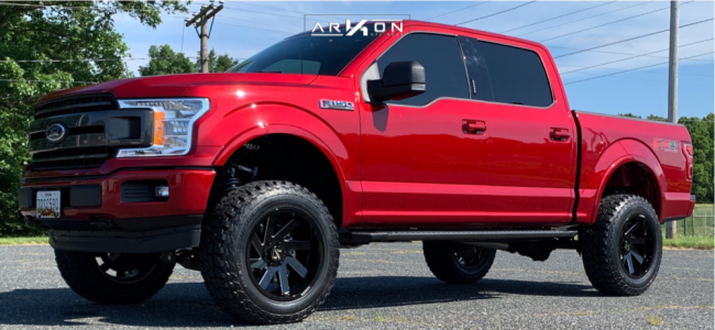 2018 Ford F-150 Wheel Offset Slightly Aggressive Suspension Lift 4 ...
