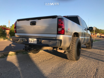 2004 Chevrolet Silverado 1500 Wheel Offset Aggressive > 1" Outside ...