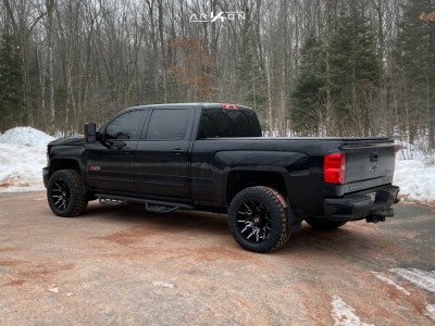 2016 Chevrolet Silverado 2500 HD Wheel Offset Aggressive > 1" Outside ...