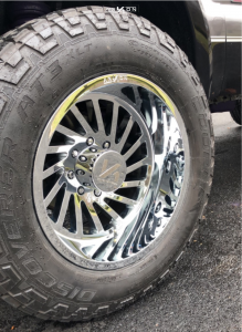 2007 Ford F-350 Super Duty Wheel Offset Super Aggressive 3"-5" Leveling ...