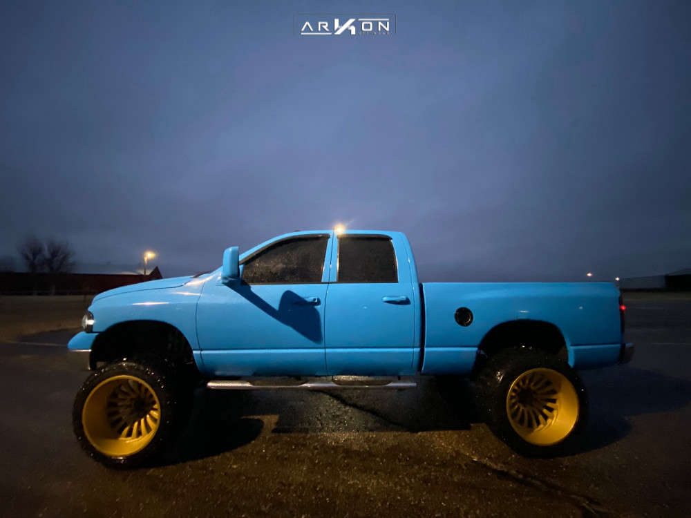 2005 Dodge Ram 3500 Wheel Offset Hella Stance >5" Suspension Lift 6 ...