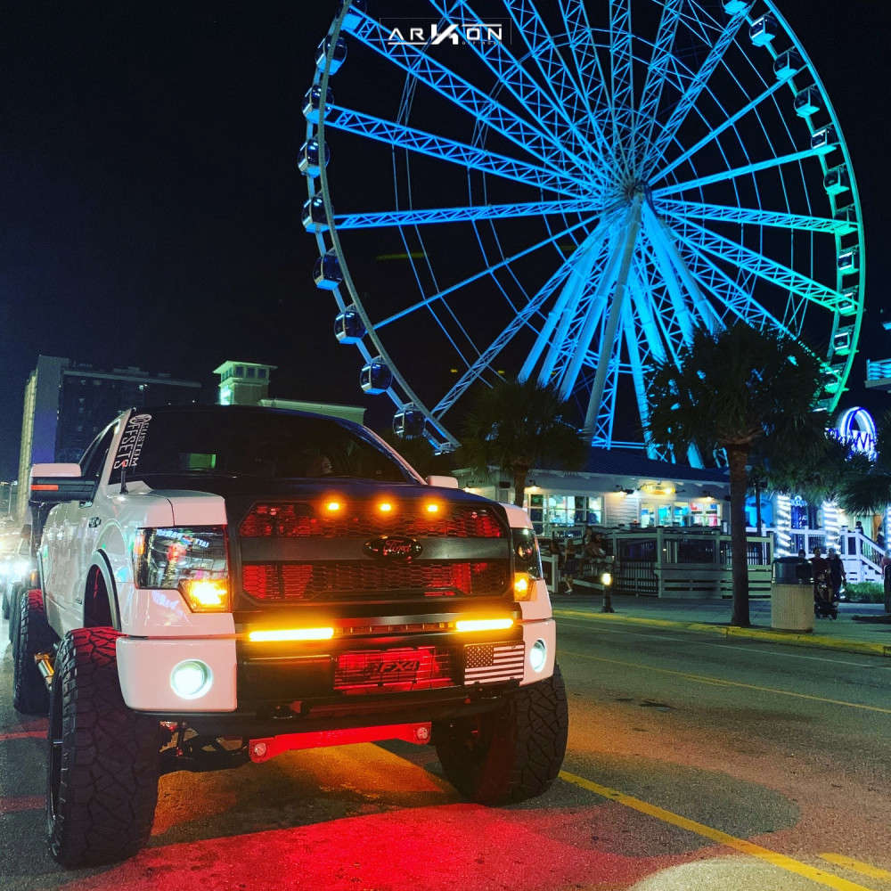 2014 Ford F-150 Wheel Offset Super Aggressive 3"-5" Suspension Lift 6 ...