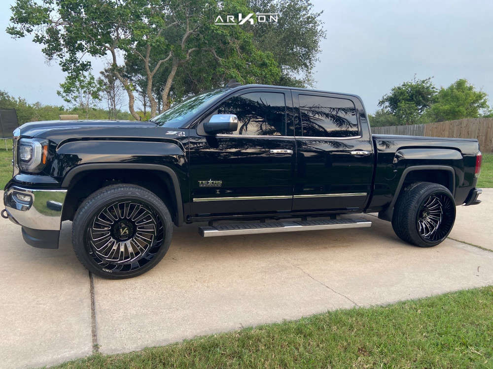 2018 GMC Sierra 1500 Wheel Offset Super Aggressive 3"-5" Level 2" Drop ...