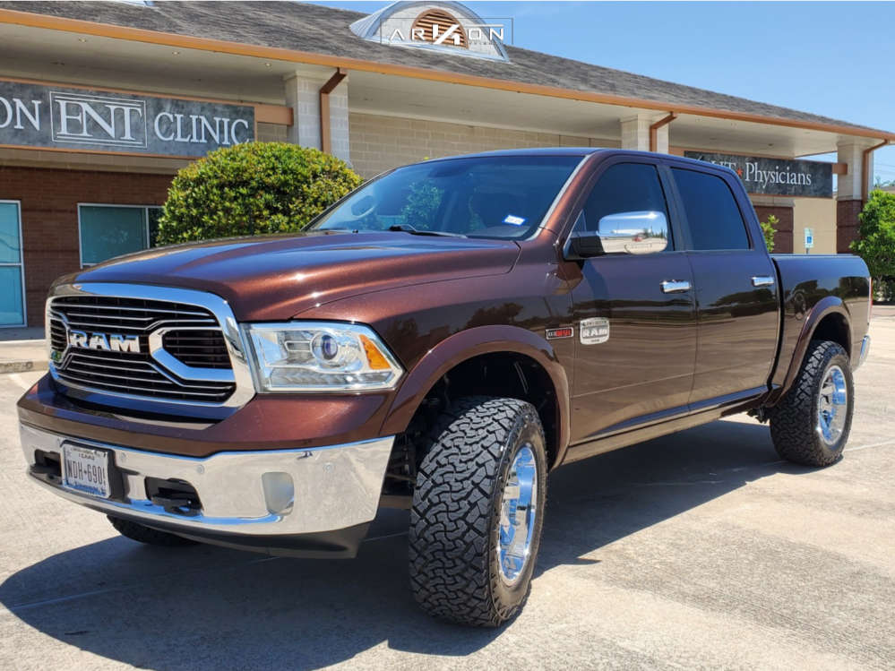 2015 Ram 1500 Wheel Offset Aggressive > 1" Outside Fender Suspension ...