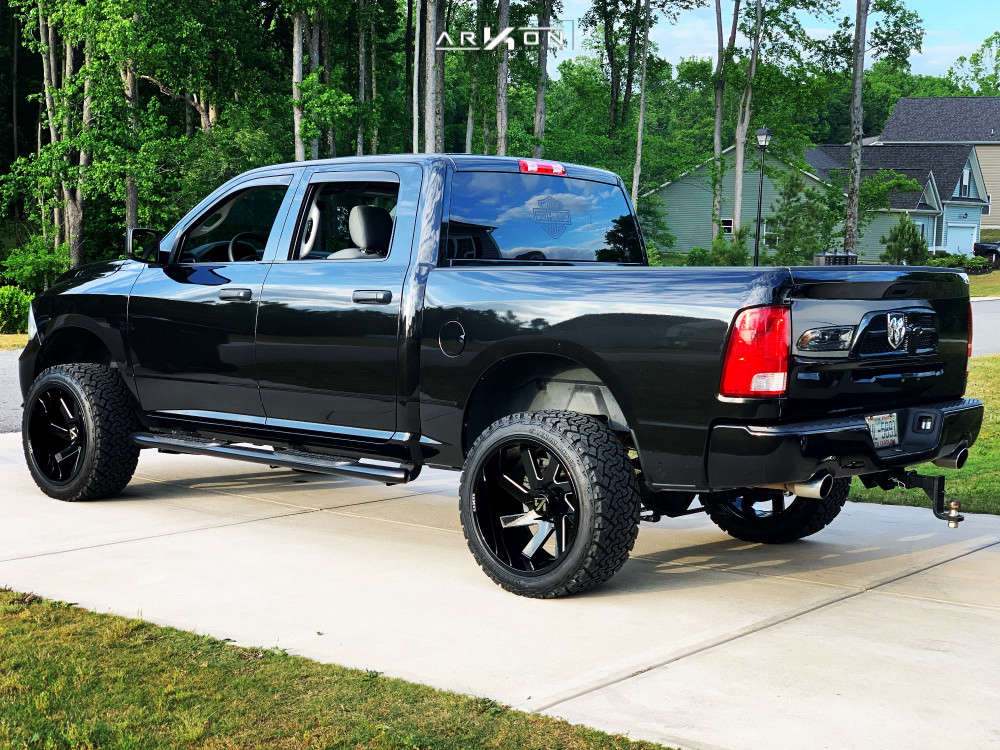 2017 Ram 1500 Wheel Offset Aggressive > 1" Outside Fender Suspension ...