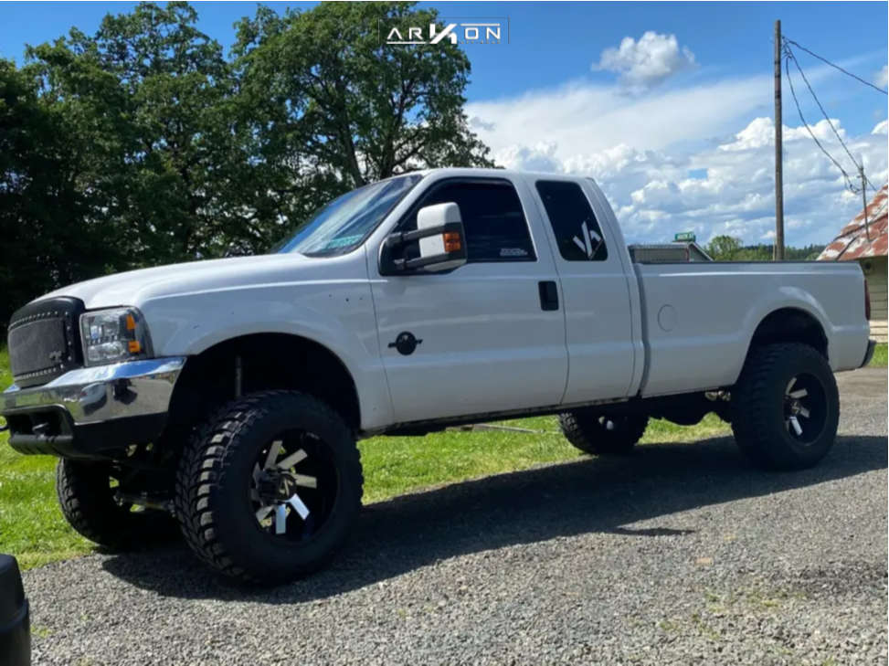 1999 Ford F-250 Super Duty Wheel Offset Aggressive > 1" Outside Fender ...