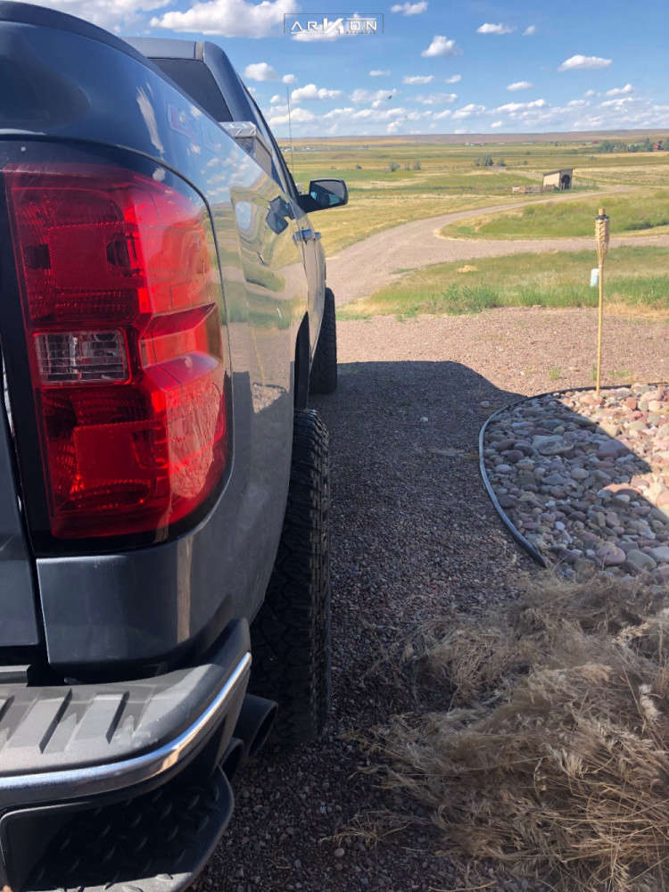 2016 Chevrolet Silverado 1500 Wheel Offset Aggressive > 1" Outside ...