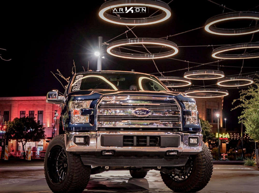 2016 Ford F-150 Wheel Offset Aggressive > 1" Outside Fender Suspension ...