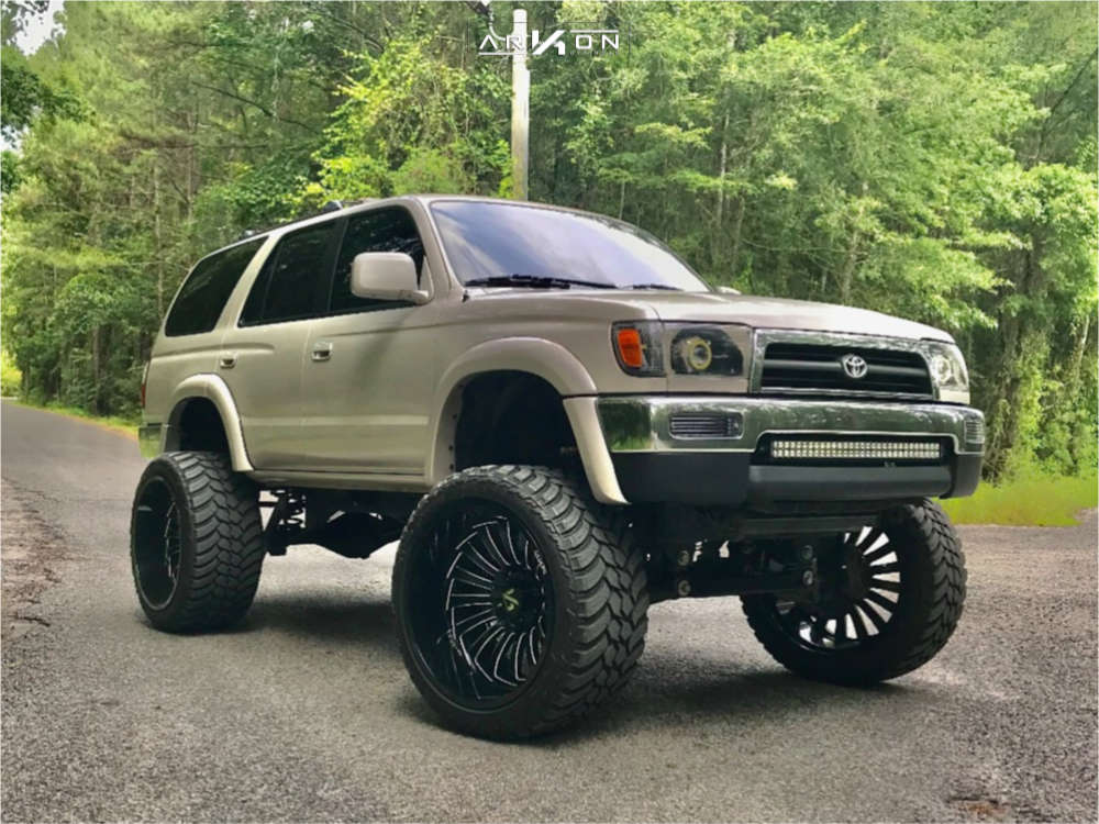 1997 Toyota 4Runner Wheel Offset Super Aggressive 3"-5" Suspension Lift ...