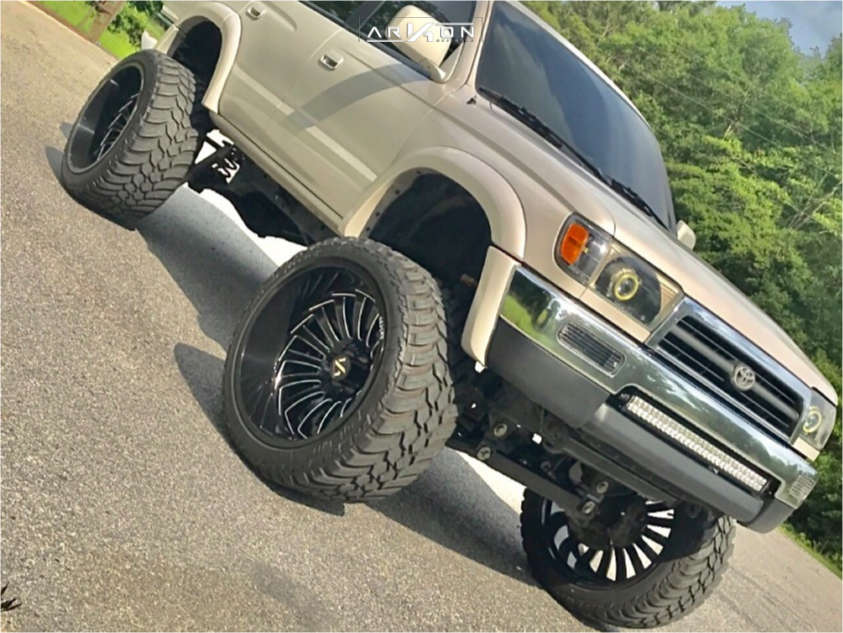 1997 Toyota 4Runner Wheel Offset Super Aggressive 3"-5" Suspension Lift ...