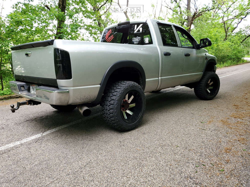 2008 Dodge Ram 3500 Wheel Offset Hella Stance >5" Leveling Kit ...