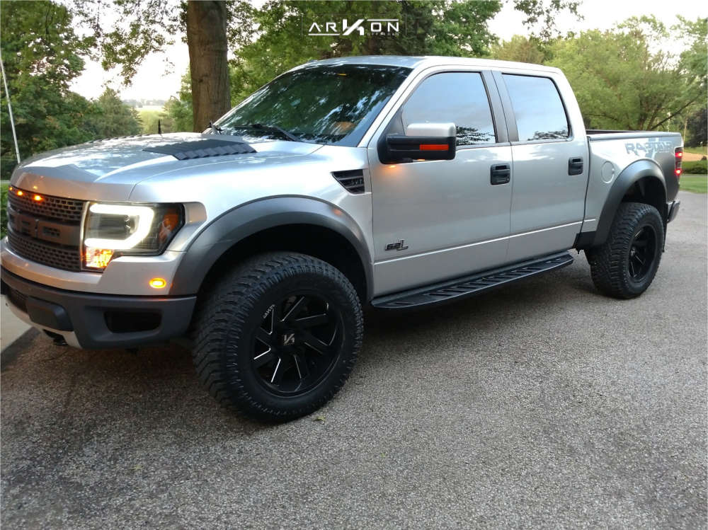 2012 Ford Raptor Wheel Offset Aggressive > 1" Outside Fender Stock ...
