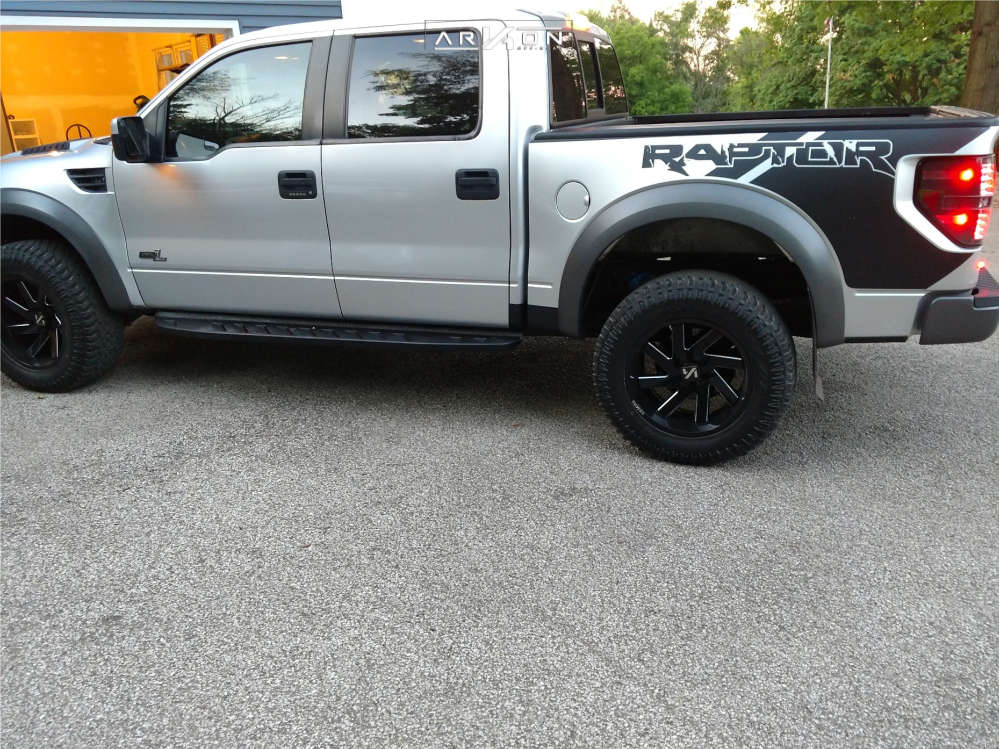 2012 Ford Raptor Wheel Offset Aggressive > 1" Outside Fender Stock ...