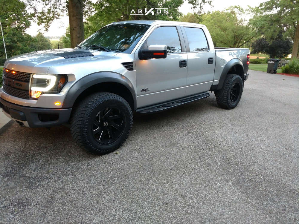 2012 Ford Raptor Wheel Offset Aggressive > 1" Outside Fender Stock ...
