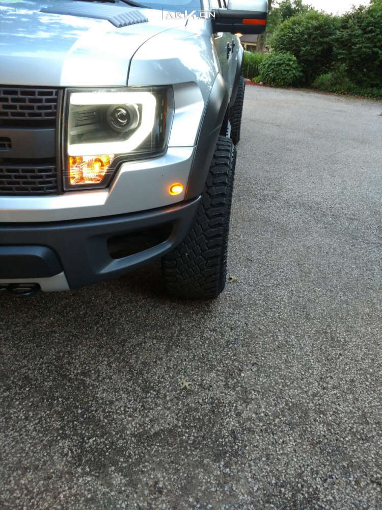 2012 Ford Raptor Wheel Offset Aggressive > 1" Outside Fender Stock ...