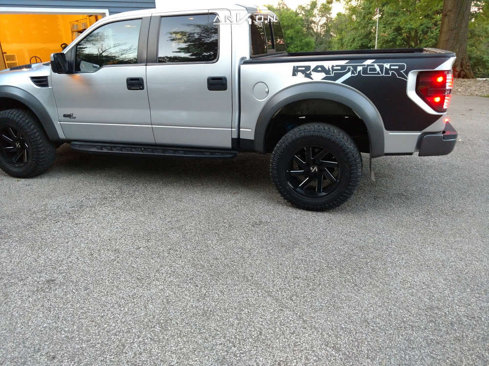 2012 Ford Raptor Wheel Offset Aggressive > 1" Outside Fender Stock ...
