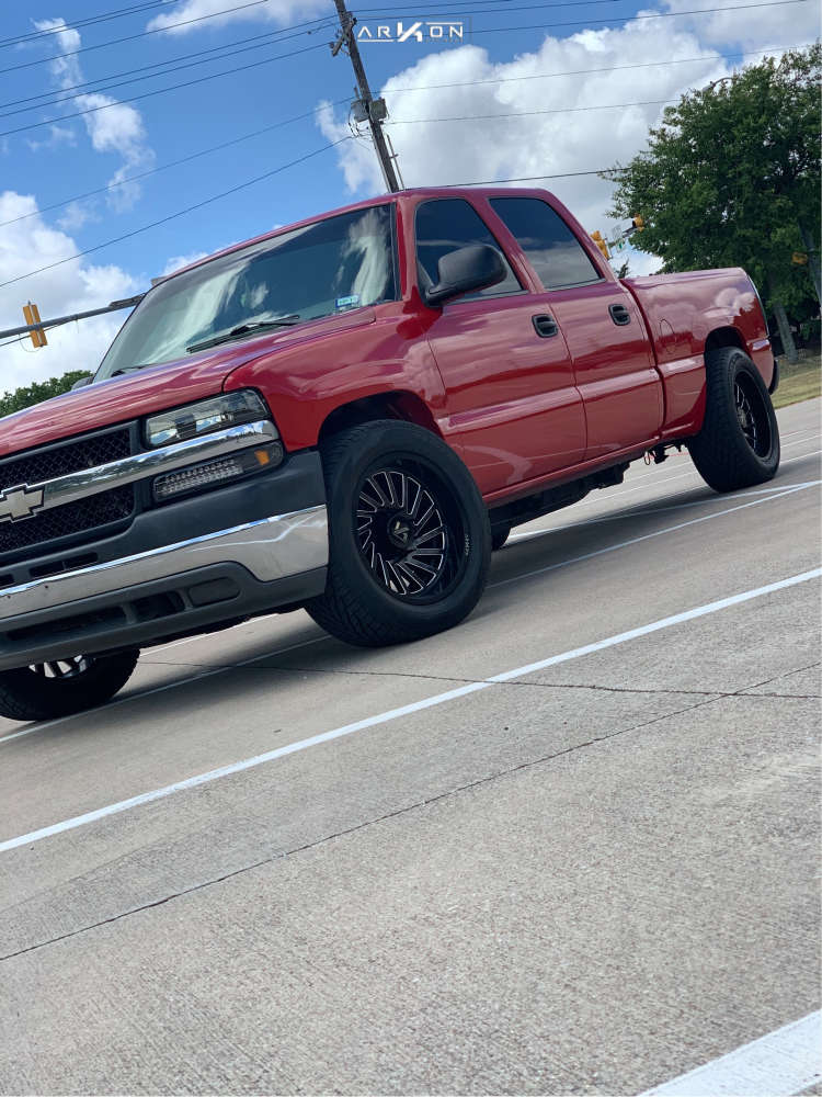 2002 Chevrolet Silverado 2500 HD Wheel Offset Aggressive > 1" Outside ...