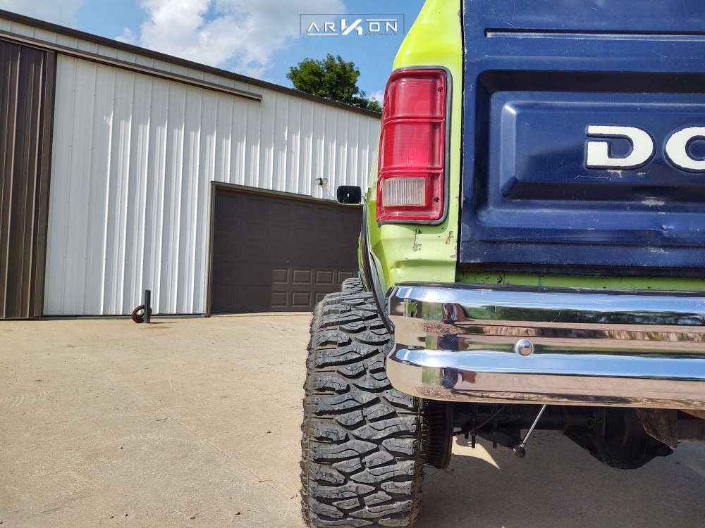 1984 Dodge W350 Wheel Offset Super Aggressive 3"-5" Suspension Lift 5 ...