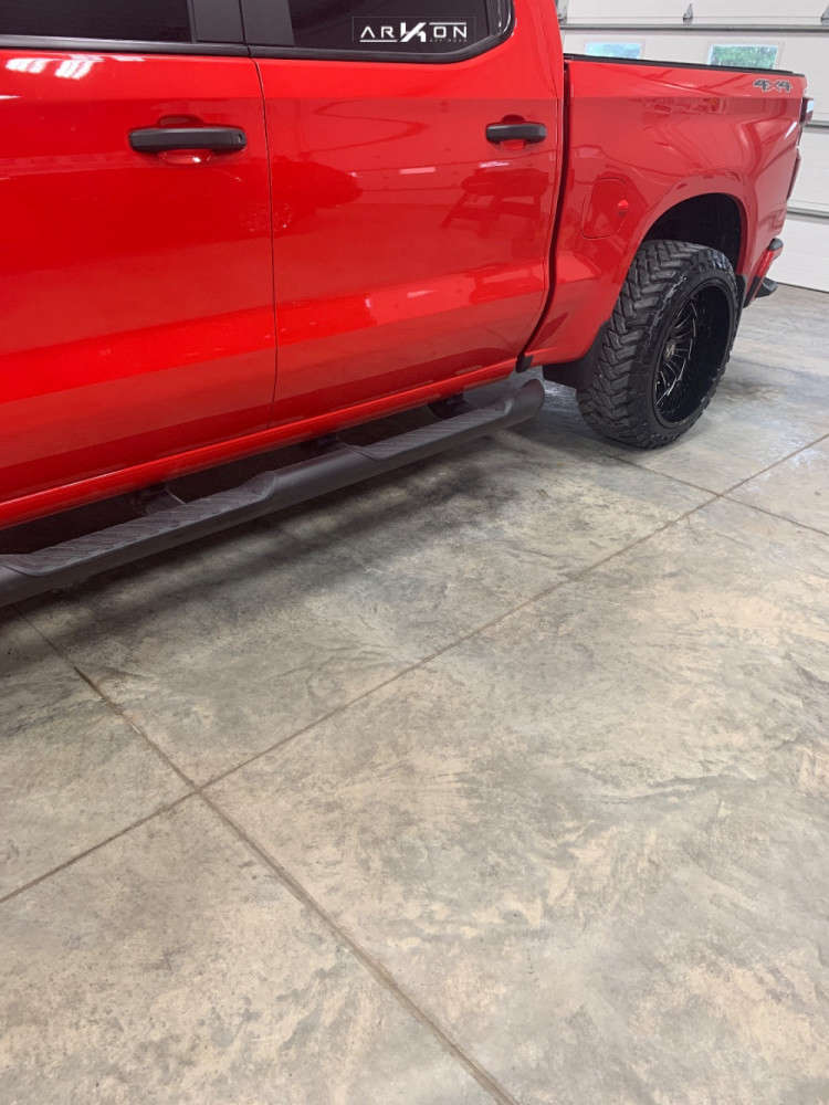 2020 Chevrolet Silverado 1500 Wheel Offset Aggressive > 1" Outside ...