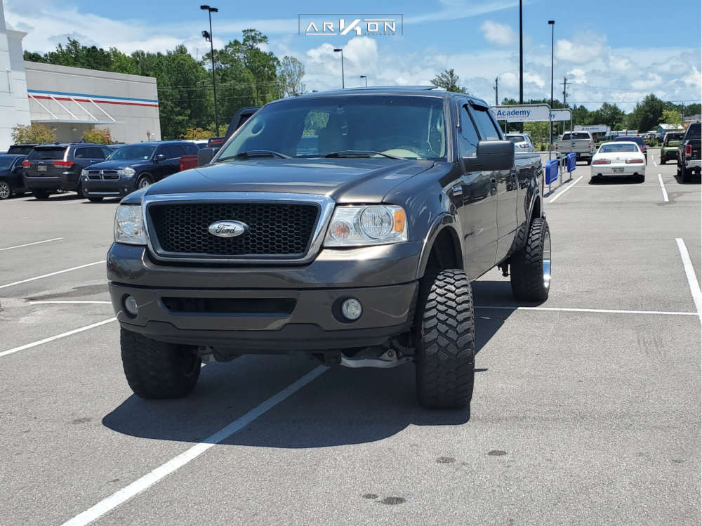 2006 Ford F-150 Wheel Offset Super Aggressive 3"-5" Suspension Lift 6 ...