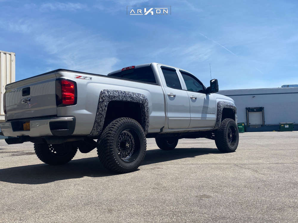 2016 Chevrolet Silverado 1500 Wheel Offset Aggressive > 1" Outside ...