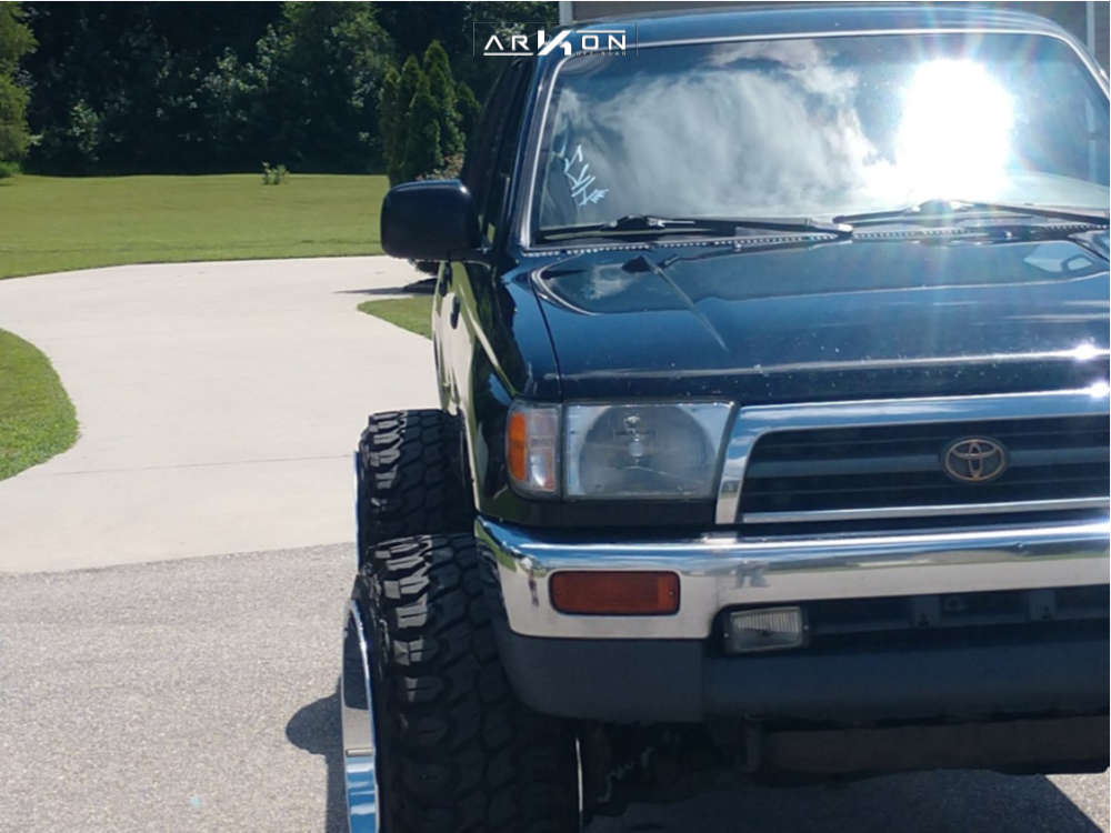 1997 Toyota 4Runner Wheel Offset Hella Stance >5" Suspension Lift 6 ...