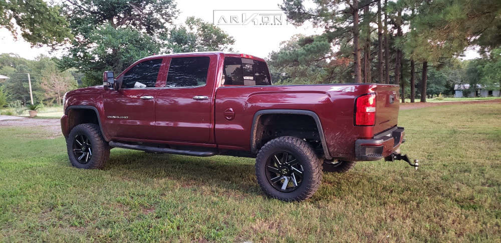 2015 GMC Sierra 2500 HD Wheel Offset Aggressive > 1" Outside Fender ...