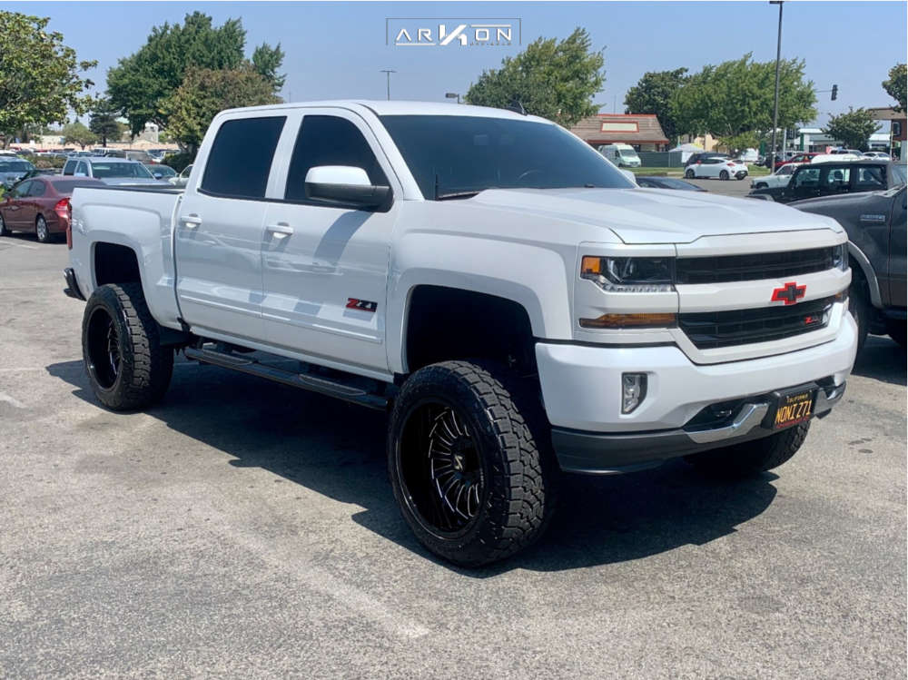 2017 Chevrolet Silverado 1500 Wheel Offset Super Aggressive 3"-5 ...