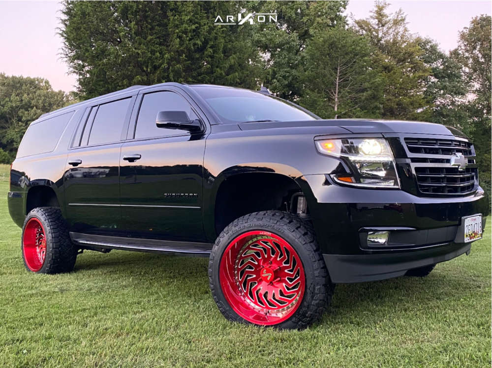 2020 Chevrolet Suburban Wheel Offset Super Aggressive 3"-5" Suspension ...