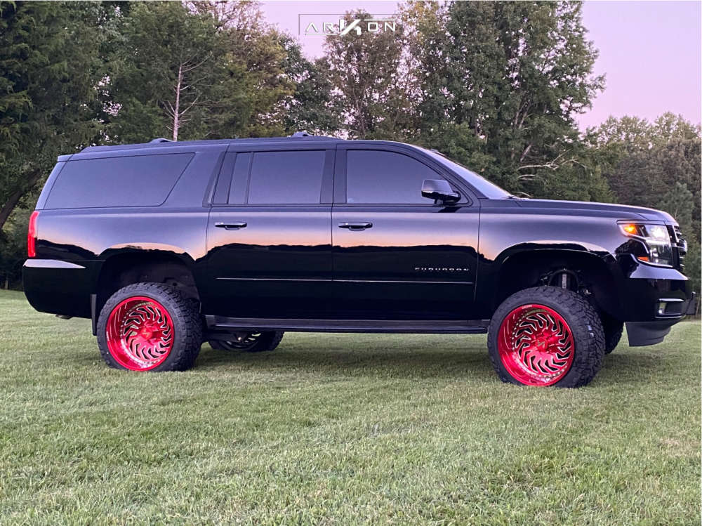 2020 Chevrolet Suburban Wheel Offset Super Aggressive 3"-5" Suspension ...