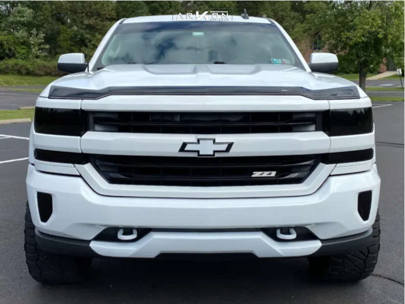 2016 Chevrolet Silverado 1500 Wheel Offset Aggressive > 1" Outside ...
