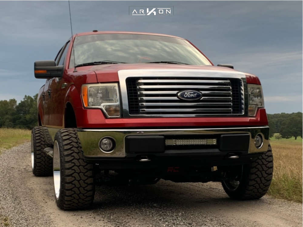 2010 Ford F-150 Wheel Offset Aggressive > 1" Outside Fender Suspension ...