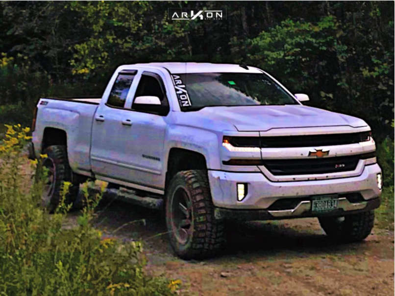 2016 Chevrolet Silverado 1500 Wheel Offset Aggressive > 1" Outside ...