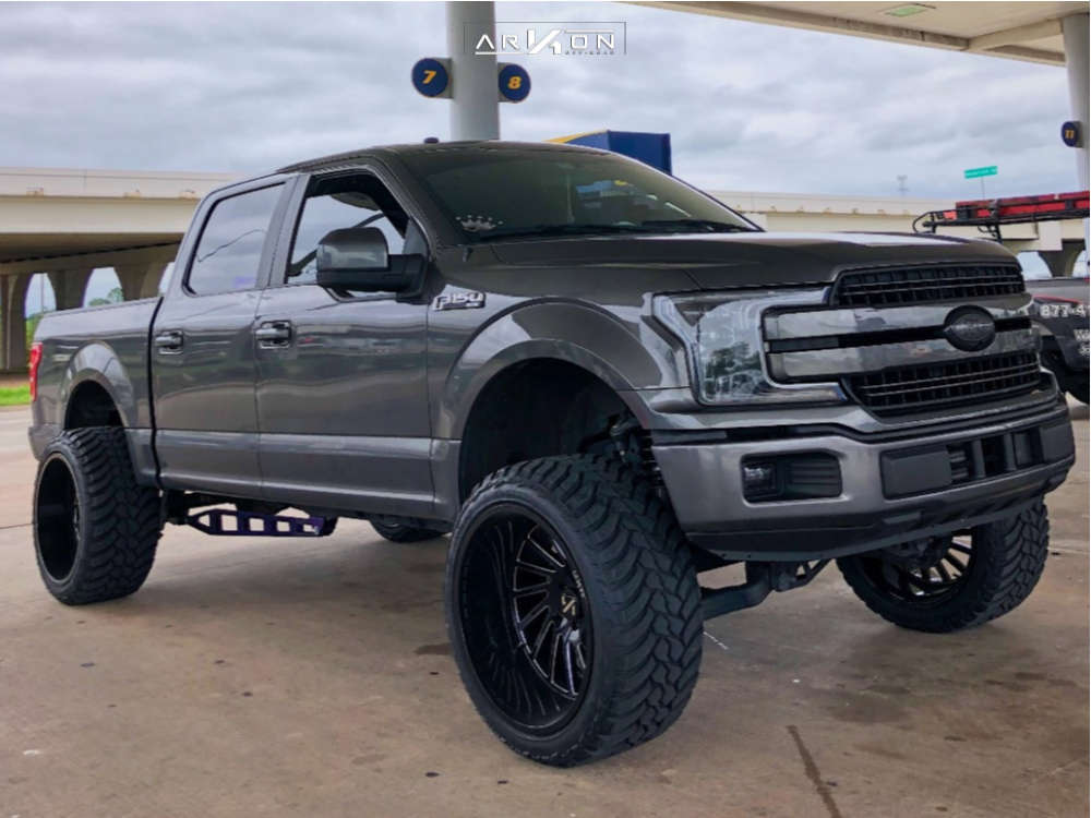 2018 Ford F-150 Wheel Offset Super Aggressive 3"-5" Suspension Lift 7.5 ...