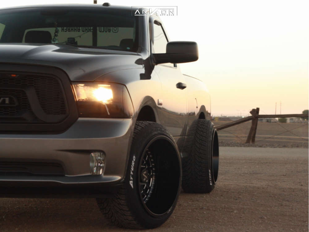 2013 Ram 1500 Wheel Offset Hella Stance >5" Leveling Kit | 1317196 ...