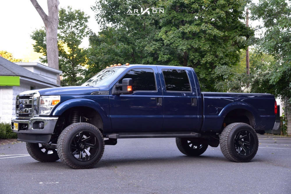 2016 Ford F-250 Super Duty Wheel Offset Hella Stance >5" Suspension ...