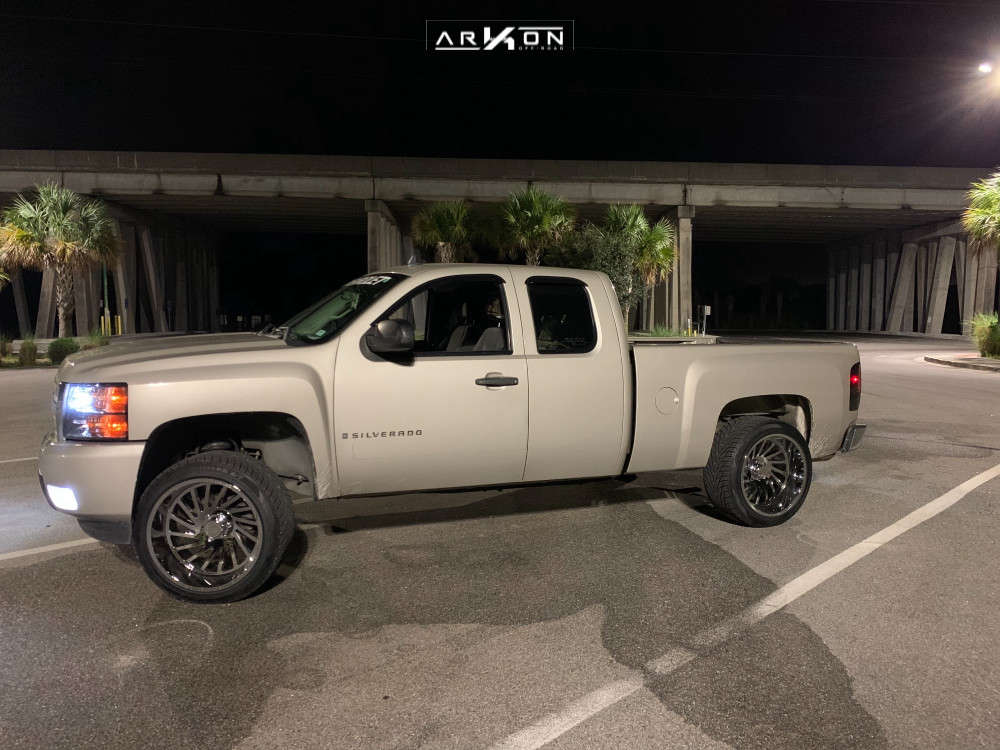 2007 Chevrolet Silverado 1500 Wheel Offset Super Aggressive 3"-5" Level ...