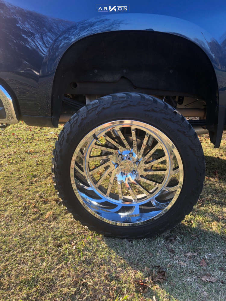 2019 Chevrolet Silverado 1500 Wheel Offset Aggressive > 1" Outside ...